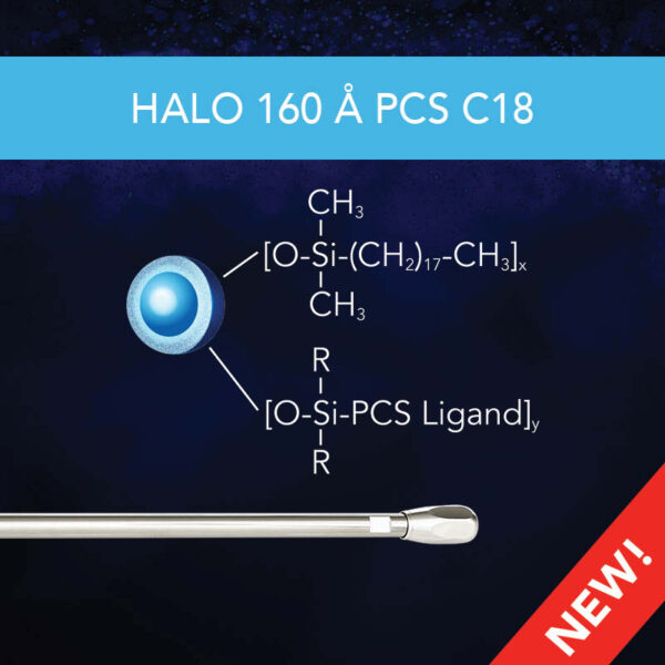 HALO® 160 Å PCS C18 Reverse Phase Column