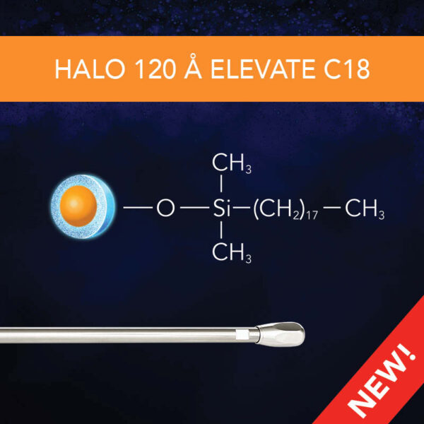 HALO® 120 Å ELEVATE C18 Reverse Phase Column
